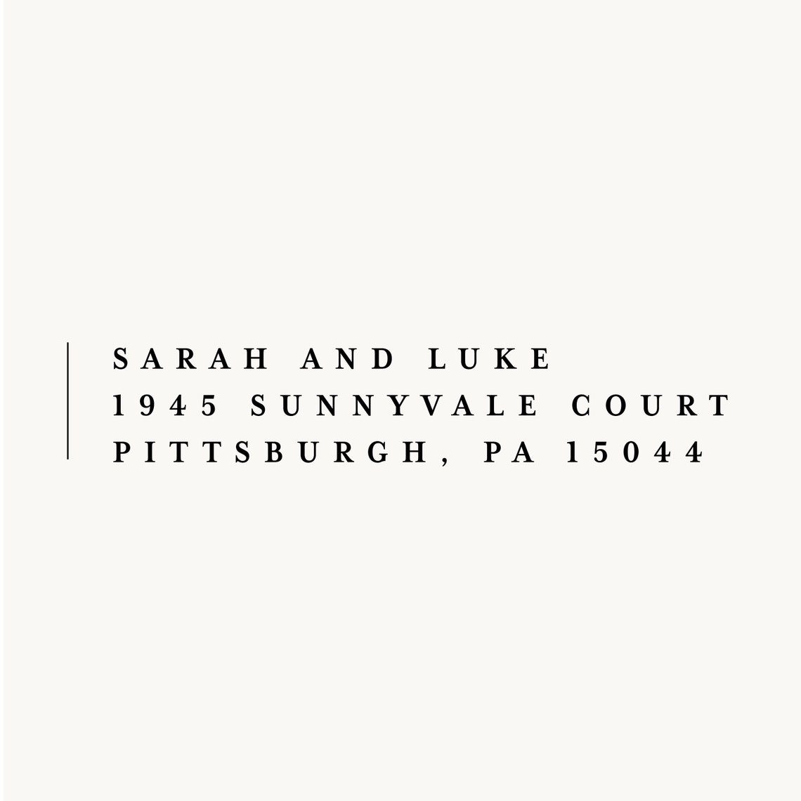 Personalized Return Address Stamp: Modern Family Name, Self-inking or ...