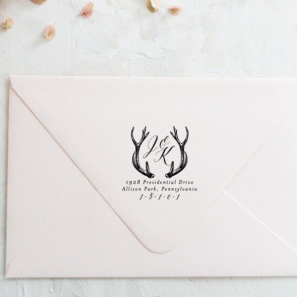 Western Address Stamp - Etsy