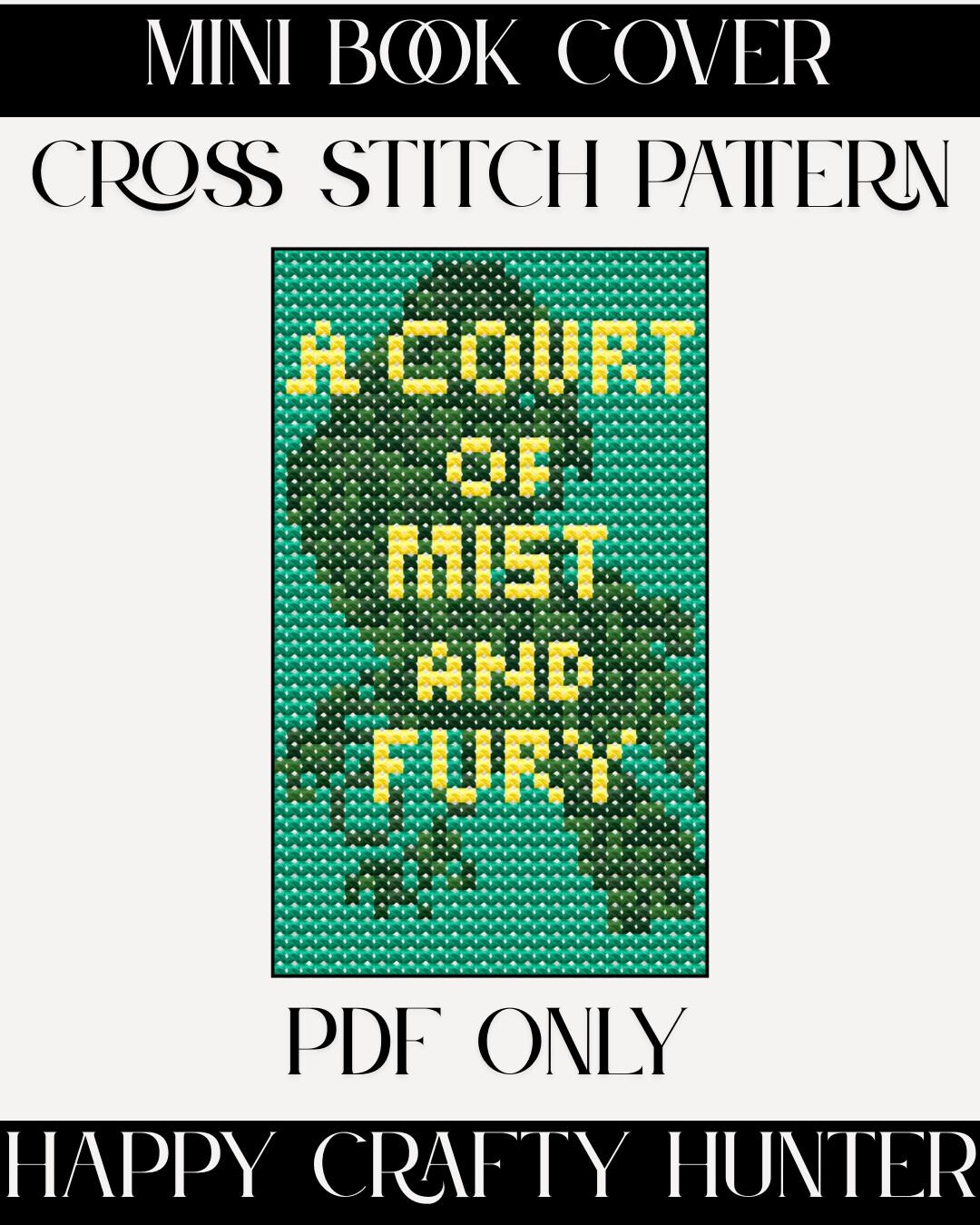 Mini Book Cover - Cross Stitch Pattern - ACOMAF - Etsy