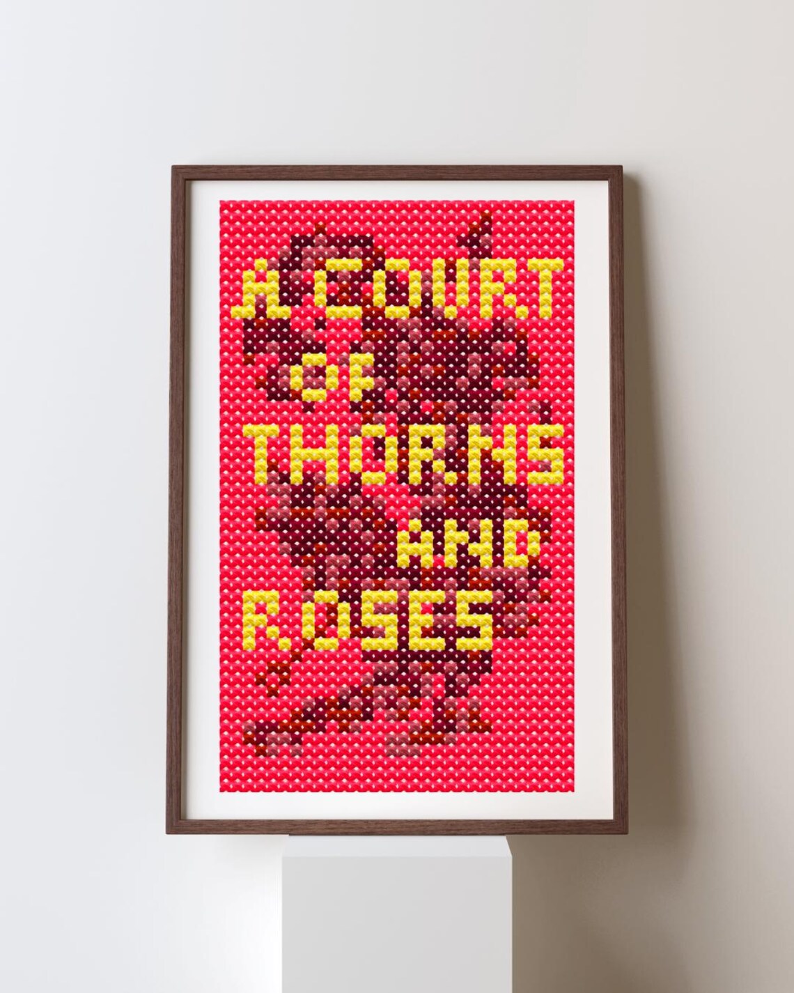 Mini Book Cover - Cross Stitch Pattern - ACOTAR - Etsy