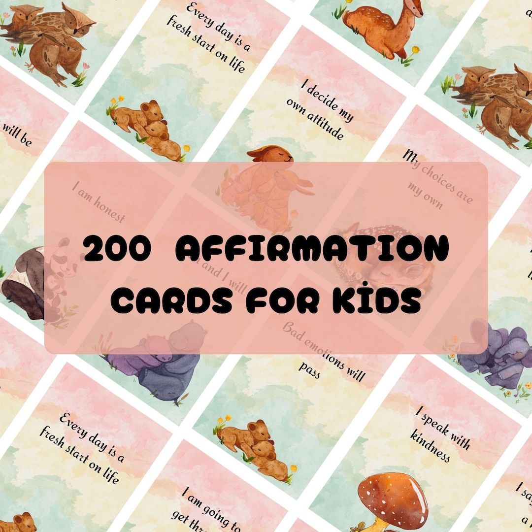 Affirmation Cards for Kids/affirmation Cards Printable/affirmation ...