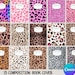 Leopard Print Composition Notebook Covers: Back to School (digital ...