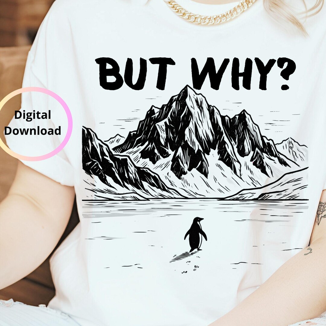 But Why Penguin PNG JPG, Nihilist Penguin PNG, Existential Dread Png ...