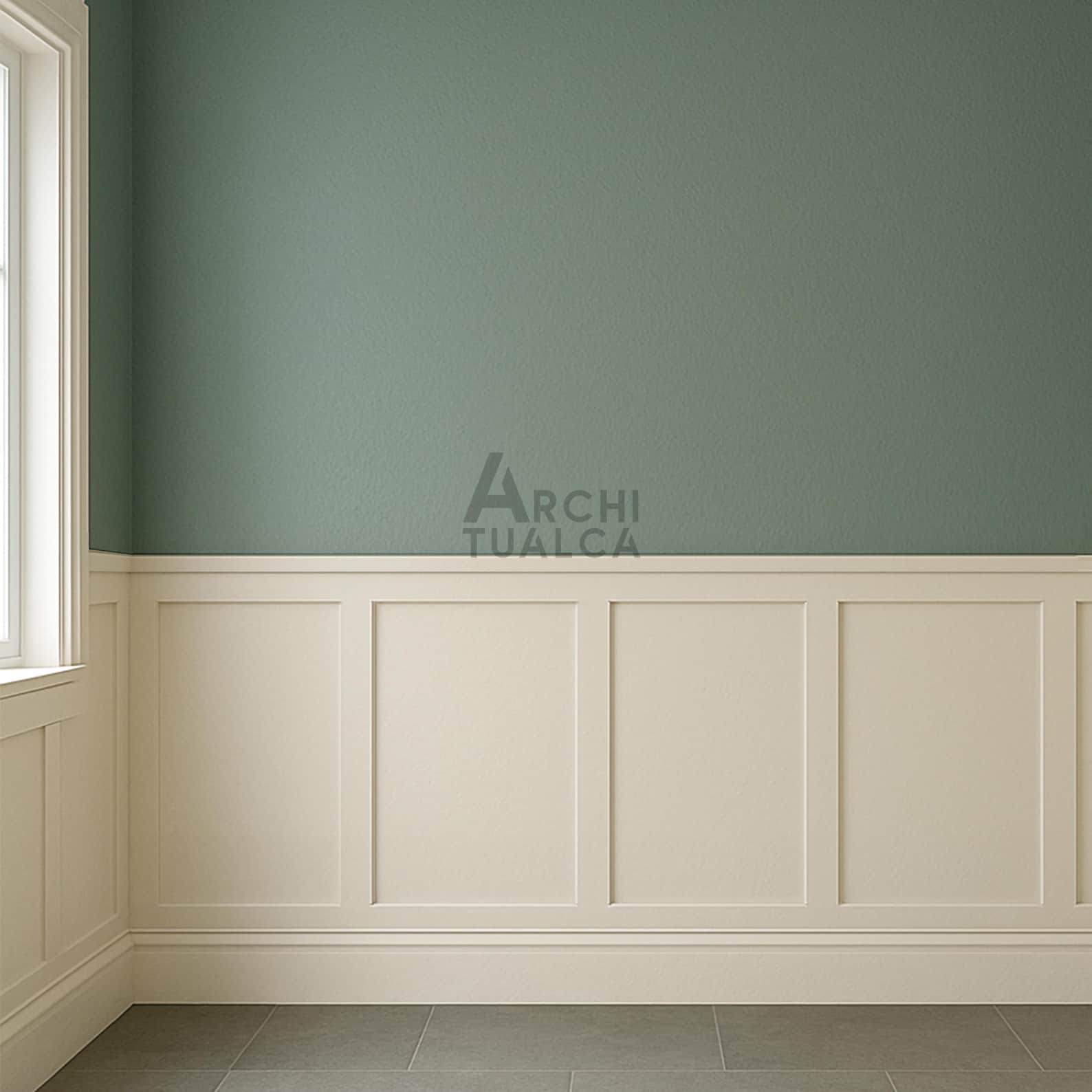 Peel and Stick Board and Batten Wainscoting Kit – Half Wall Paneling ...