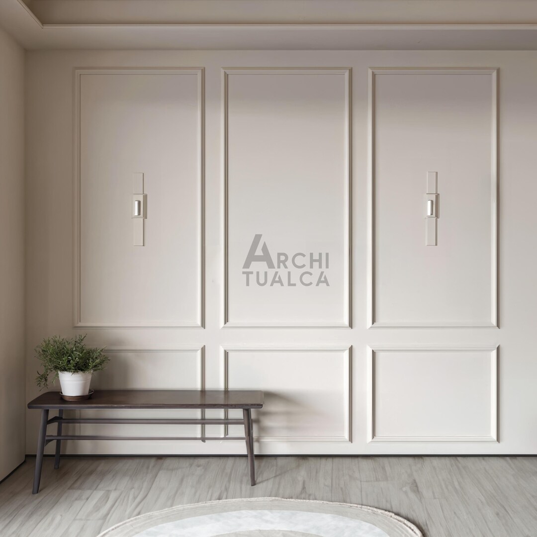 Ready to Install Wall Molding Kit– Pre-cut Decorative Wall Trim ...