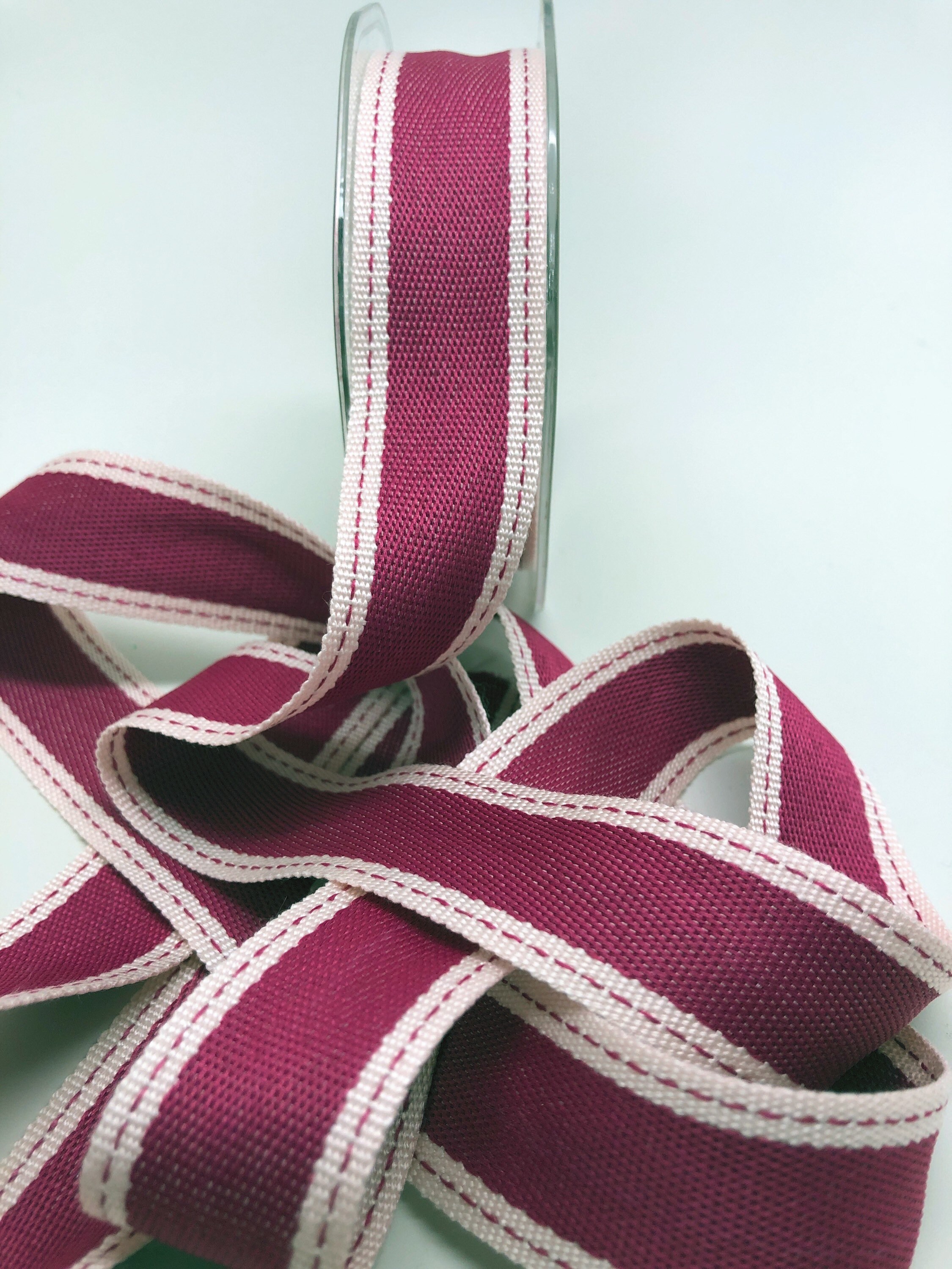Solid Color Band Ribbon With Stitched Edge 1 Inch - Etsy Sweden