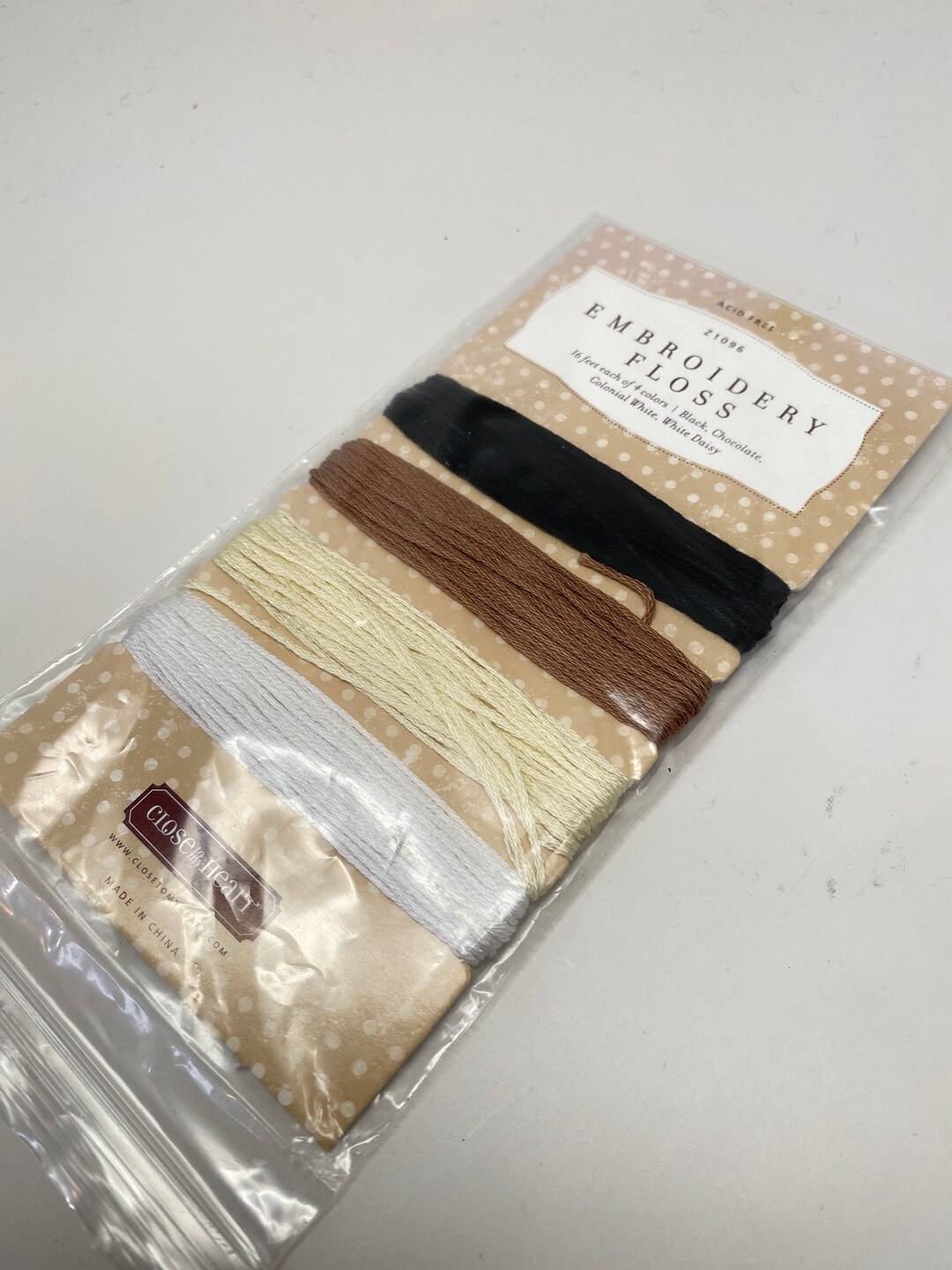 DESTASH -- Close to My Heart -- Embroidery Floss -- 4 Colors - Etsy