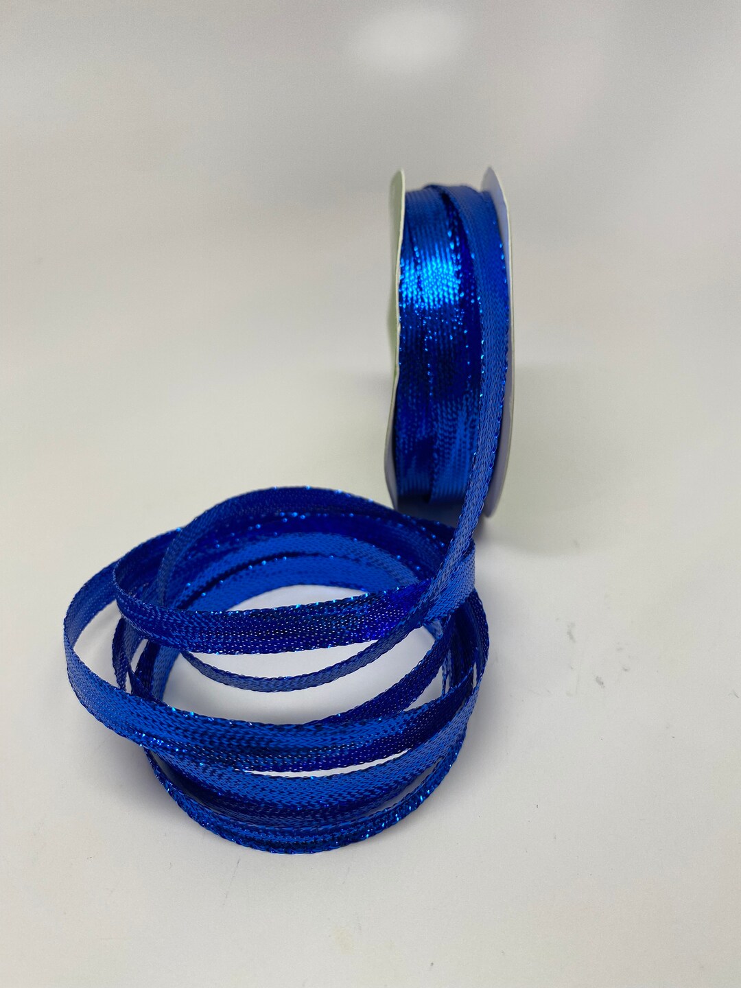 Foil Lamé Band - 1/4 Zoll - Blau - 3 Meter - Etsy Österreich