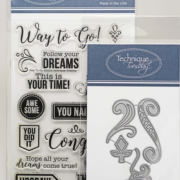 Technique Tuesday Stamp - Etsy