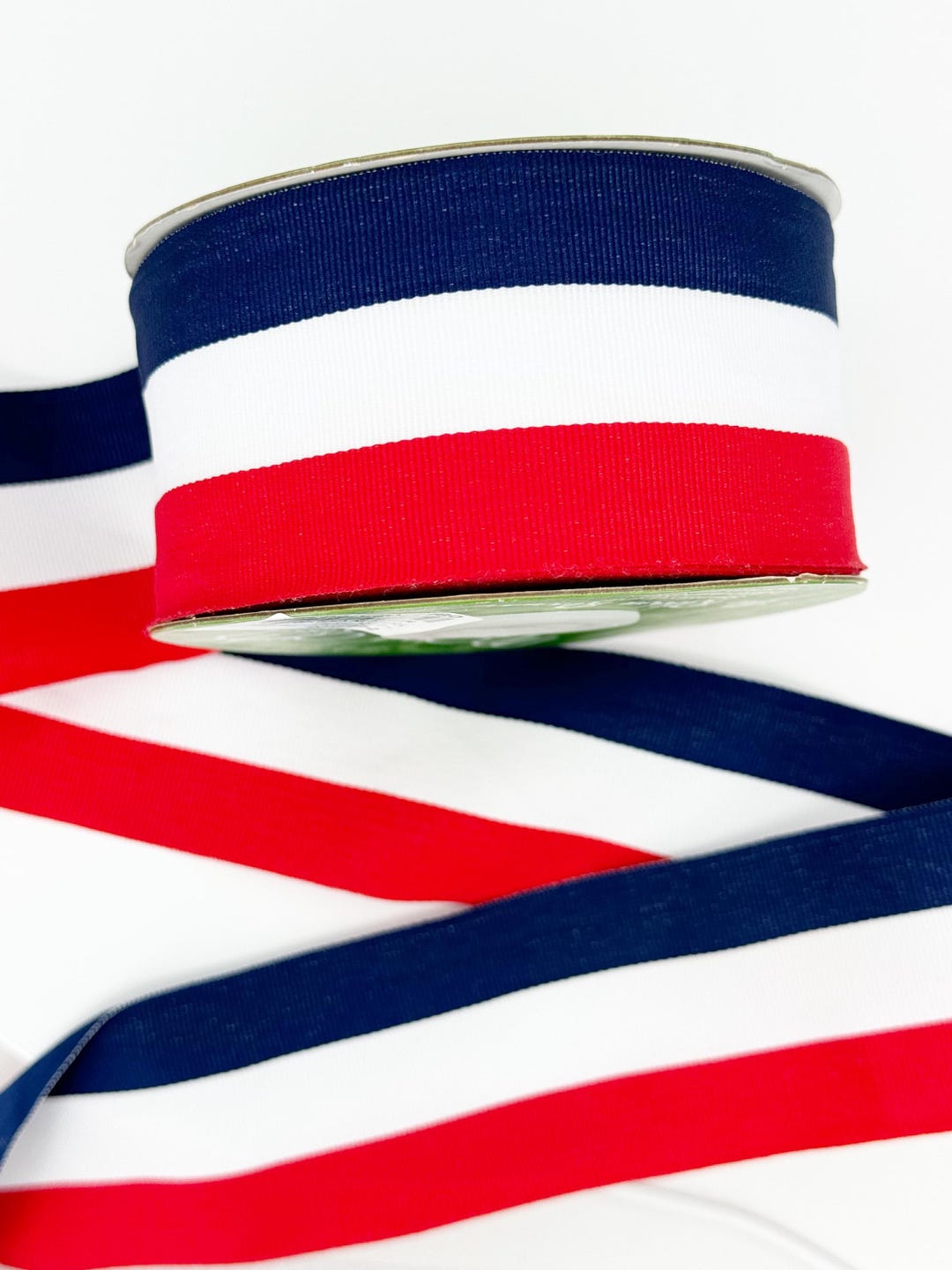 Grosgrain Stripe Red White Blue Ribbon -- 2 Inch -- Patriotic -- 2 ...