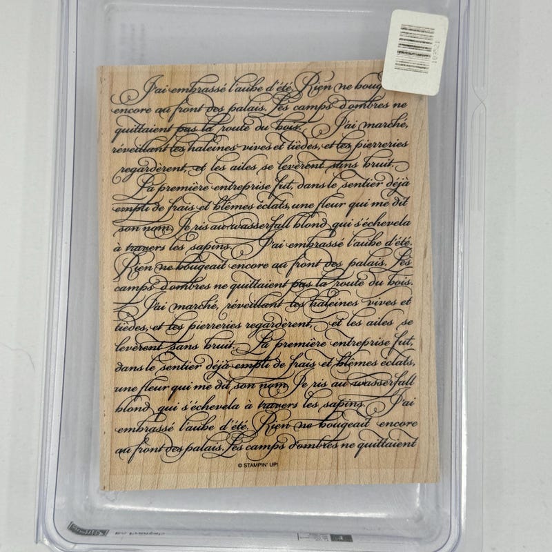 French Script Paper - Etsy