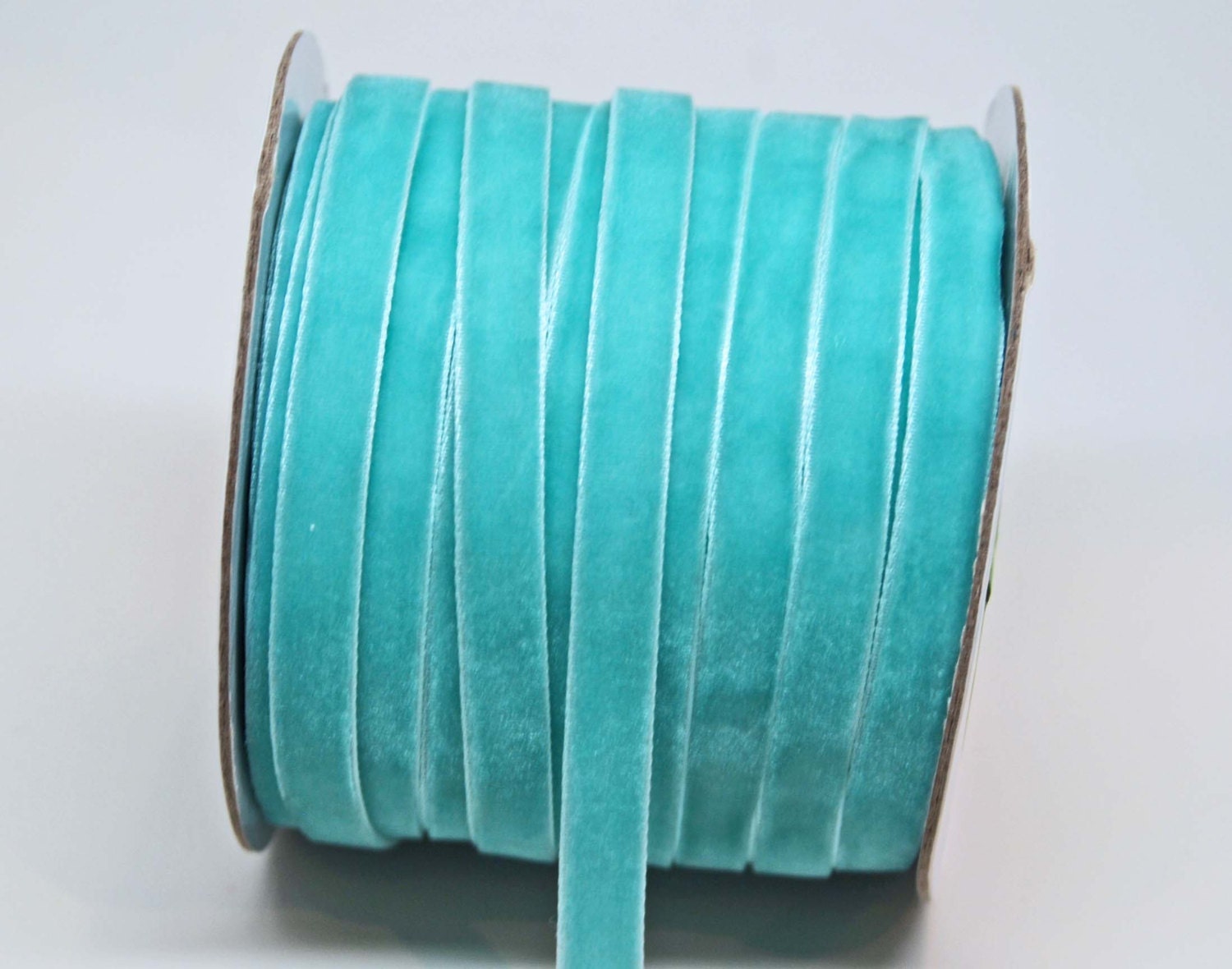 Velvet Woven Ribbon Trim 3/8 inches Robins Egg Blue | Etsy