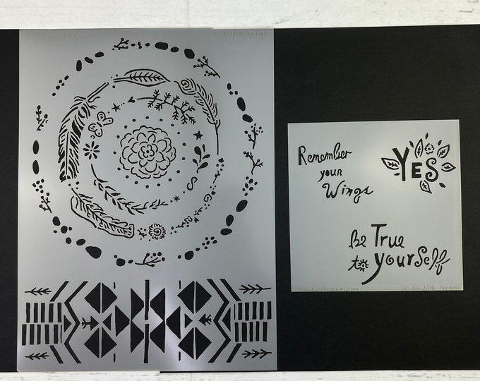 Papertreyink Stamp Set & Die-cuts - Planner Banners - Etsy