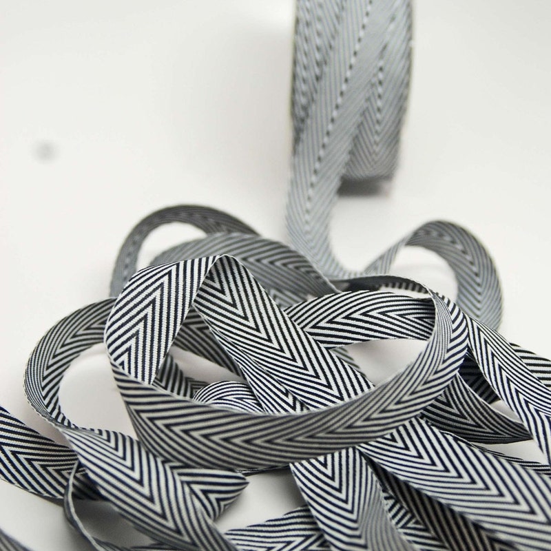 Black Chevron Ribbon - Etsy