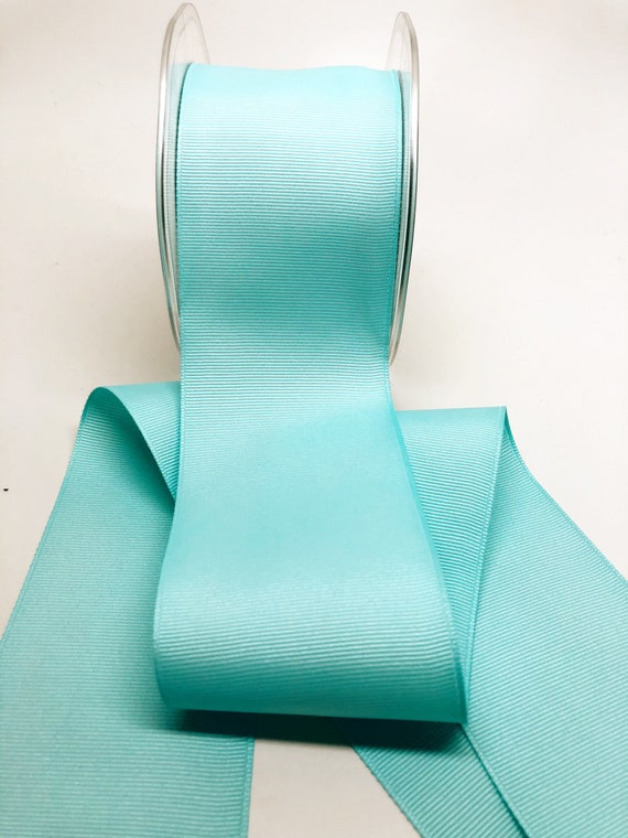 Grosgrain Solid Color Ribbon 2.5 Inch Robins Egg Blue | Etsy