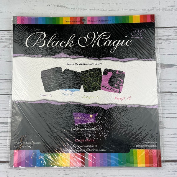 Black Core Cardstock - Etsy