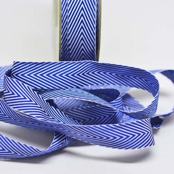 Navy Chevron Ribbon - Etsy