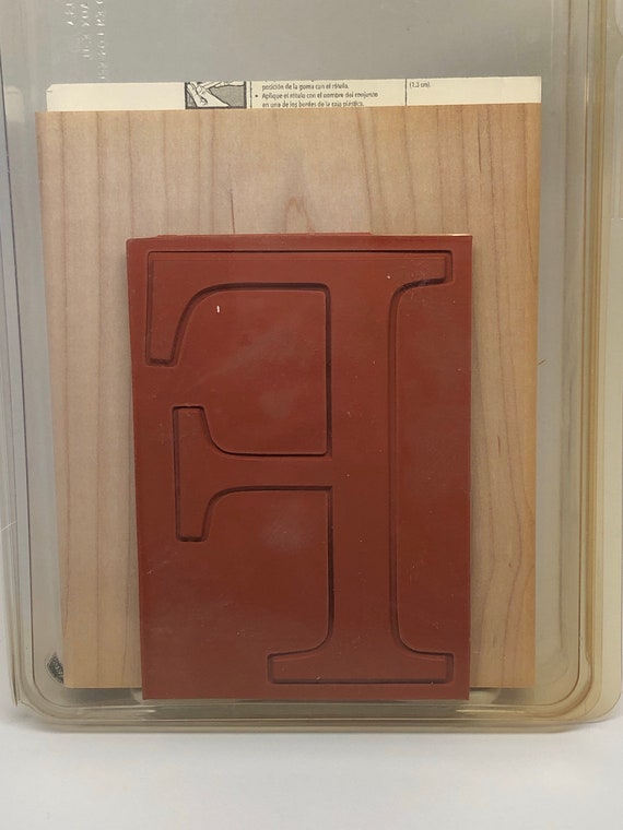 DESTASH Stampin up Large Letter F Unmounted Never - Etsy