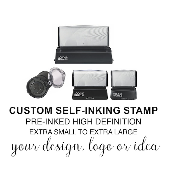 Large Custom Stamp - Etsy