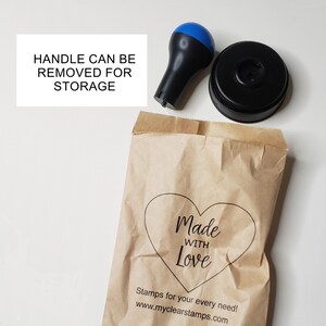 Custom 2-inch Round Eco-friendly Stamp - Custom Logo Stamp or Image ...