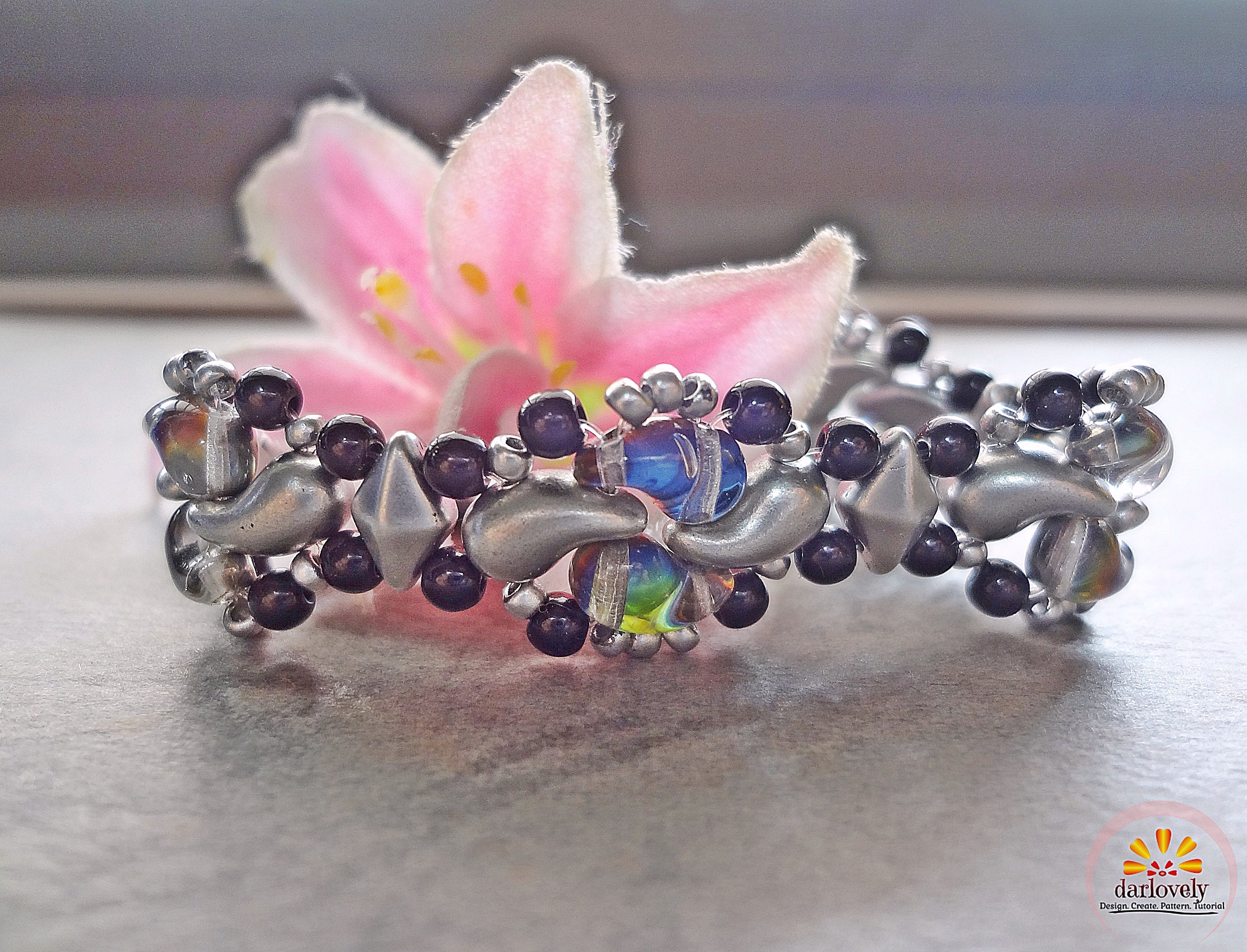 Beaded Bracelet PDF Pattern Zoliduo Spiral Bracelet BB293 Beading ...