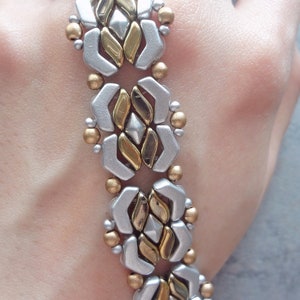 DIY Beaded PDF Pattern - Spidery Arrow Bracelet Tutorial (BB345 ...