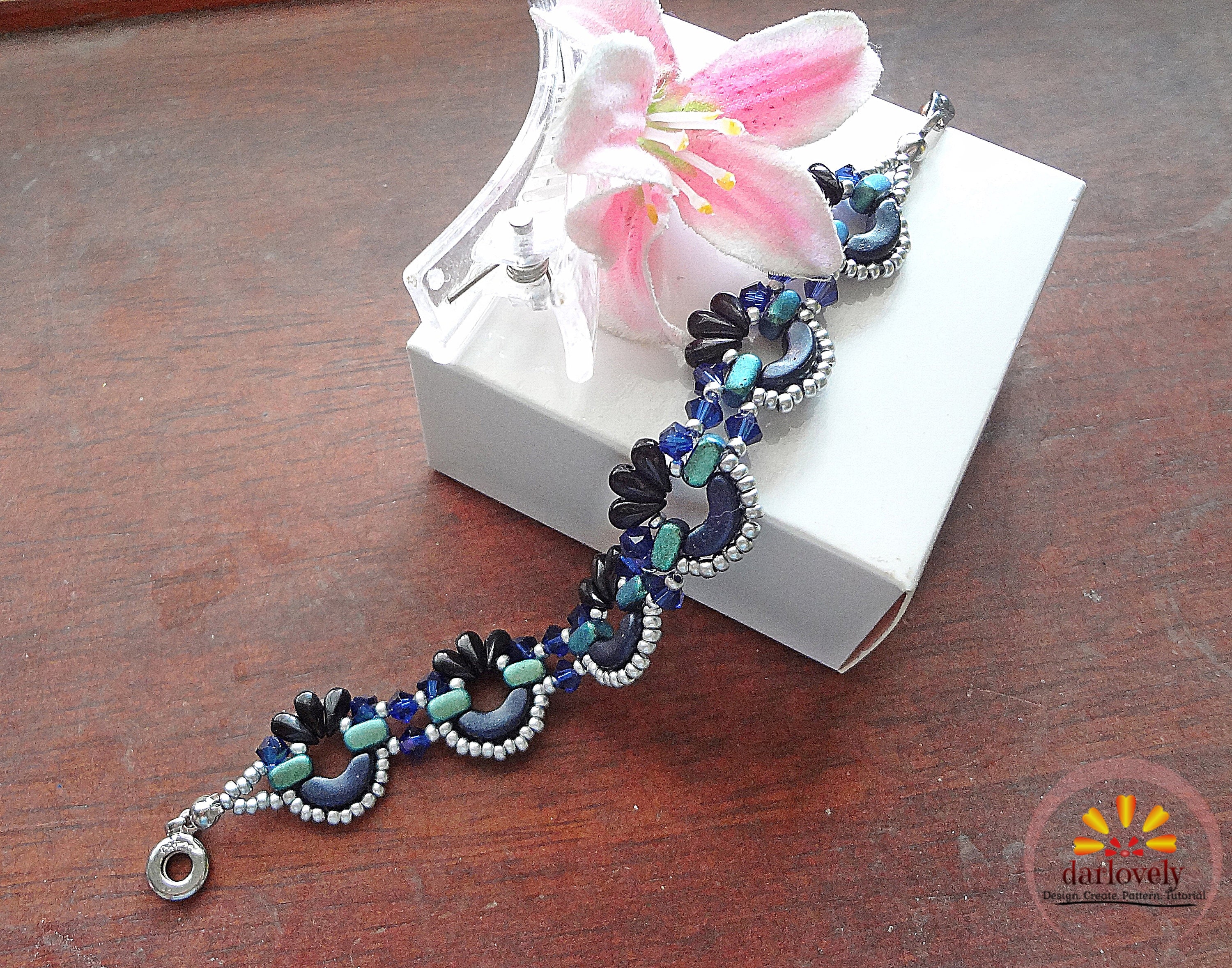 DIY Bracelet Pattern the Rafflesian Bracelet BB261 Beading Jewelry, PDF ...