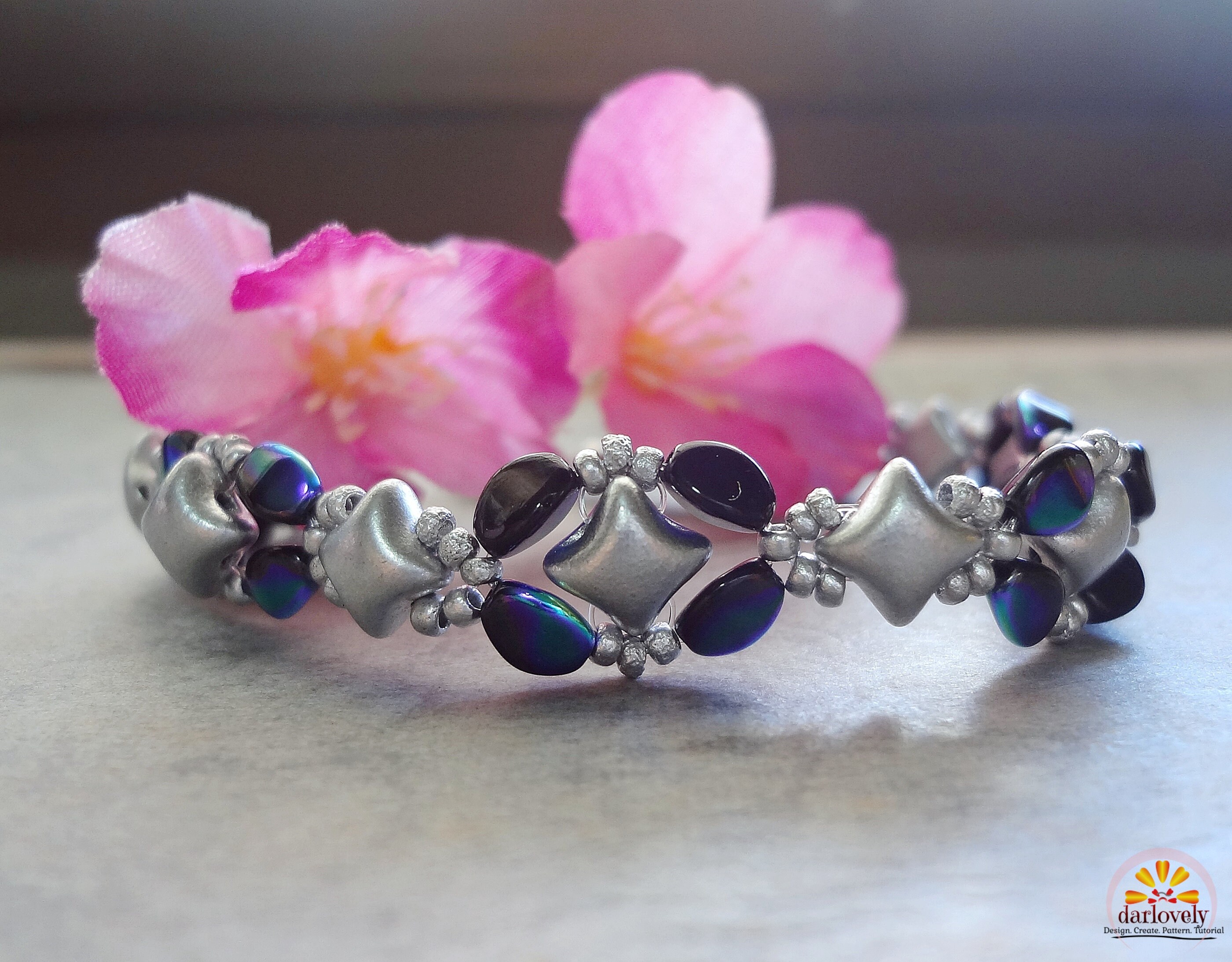 Beaded Christmas Bracelet Pattern Starry Star Bracelet - Etsy