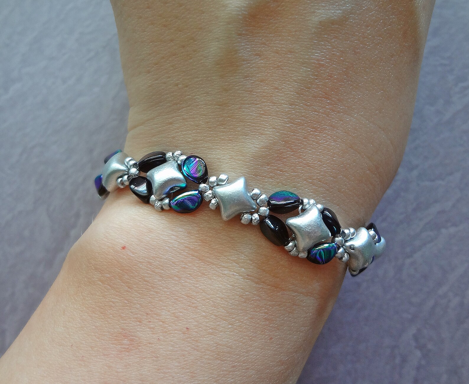 Beaded Christmas Bracelet Pattern Starry Star Bracelet - Etsy