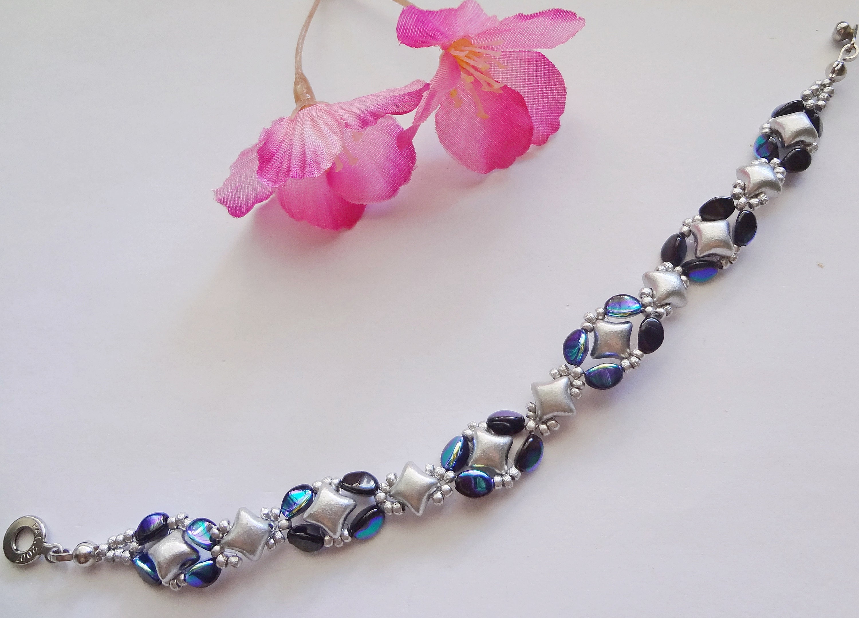 Beaded Christmas Bracelet Pattern Starry Star Bracelet - Etsy