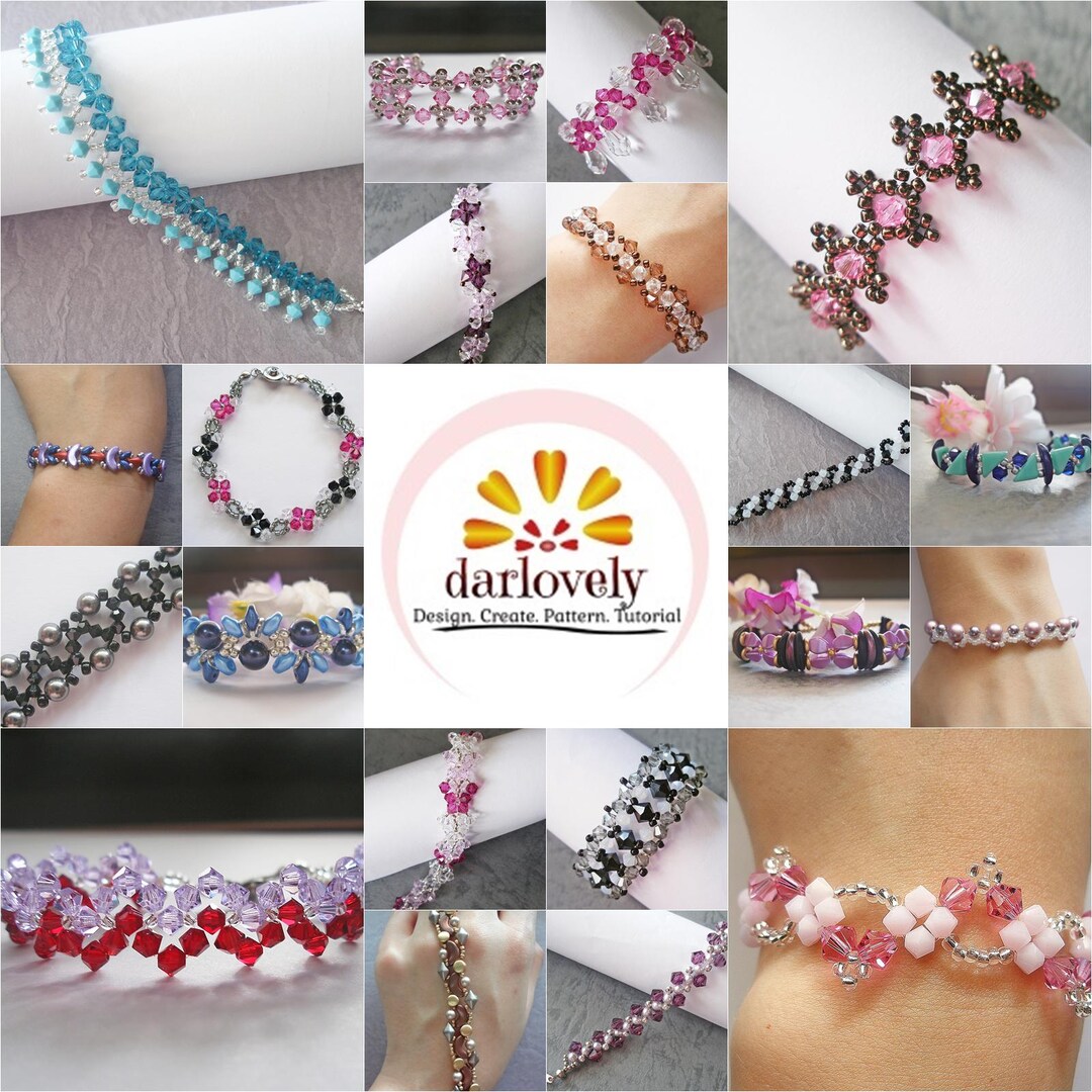 Beginner Beading Patterns Bundle: 20 Jewelry Making Tutorials (PDF ...