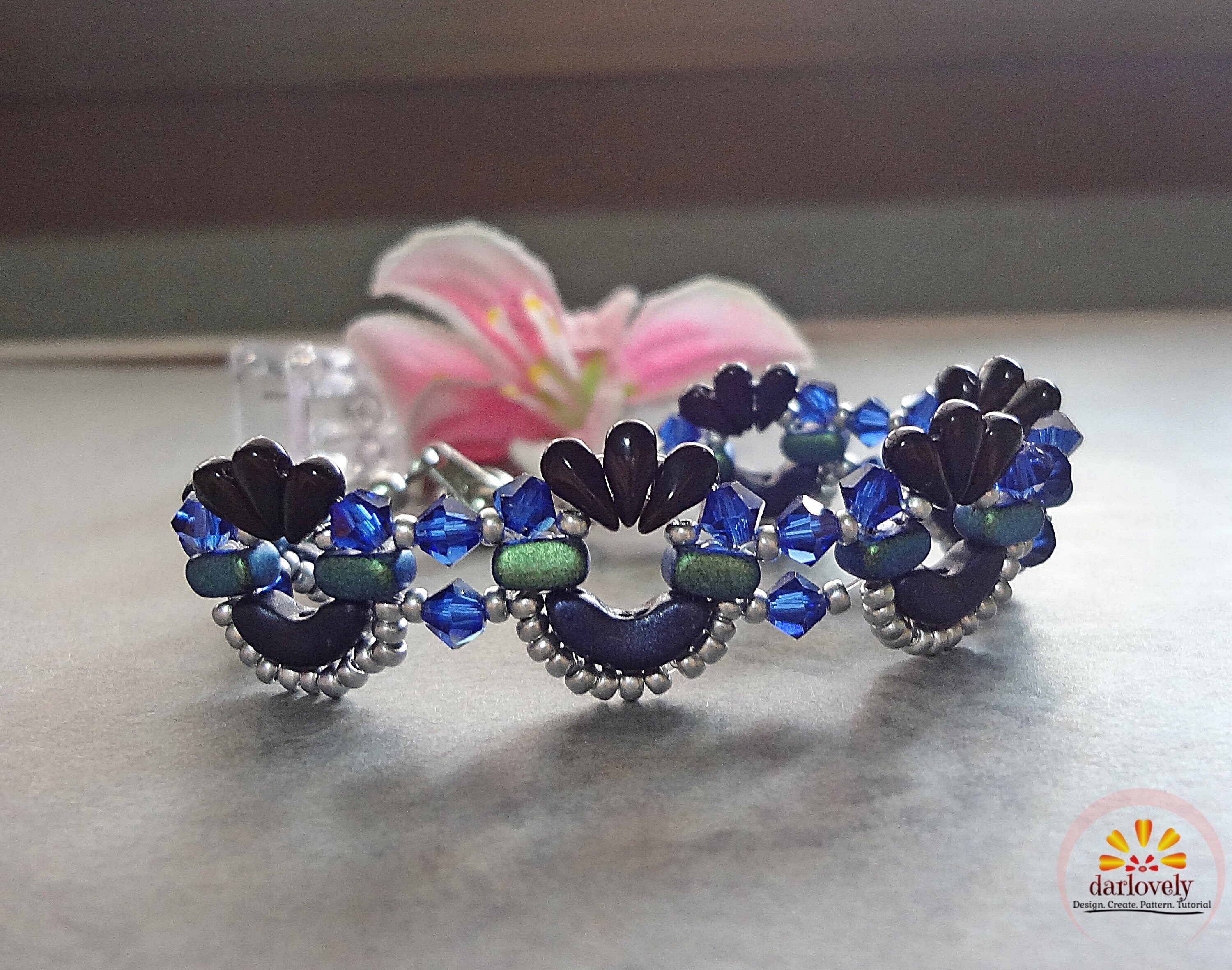 DIY Bracelet Pattern the Rafflesian Bracelet BB261 Beading Jewelry, PDF ...