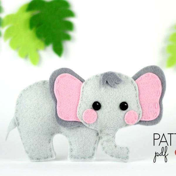 Felt Elephant - Etsy