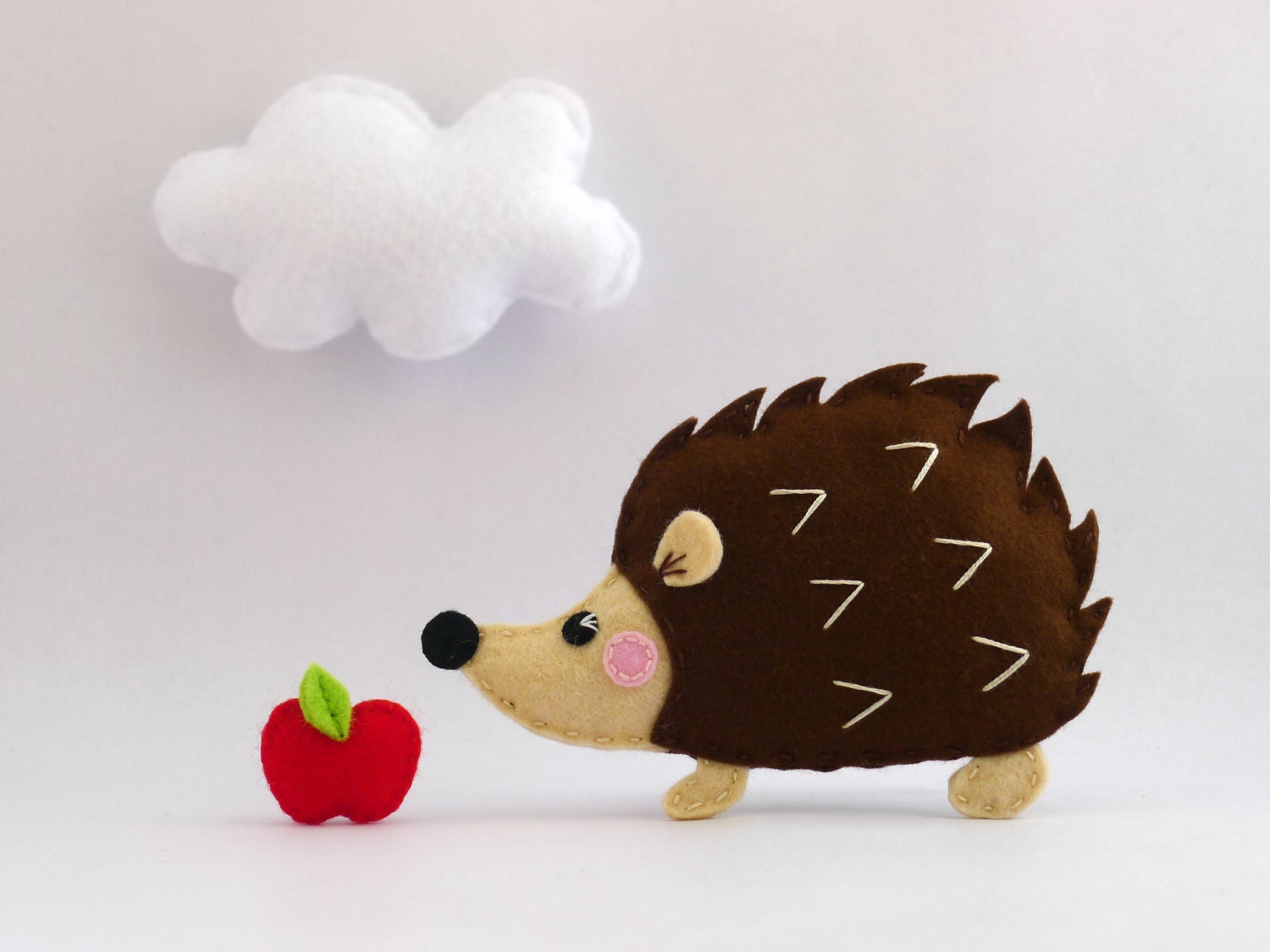 Hedgehog Pattern Felt PDF SVG Hedgehog Pattern Hedgehog | Etsy UK