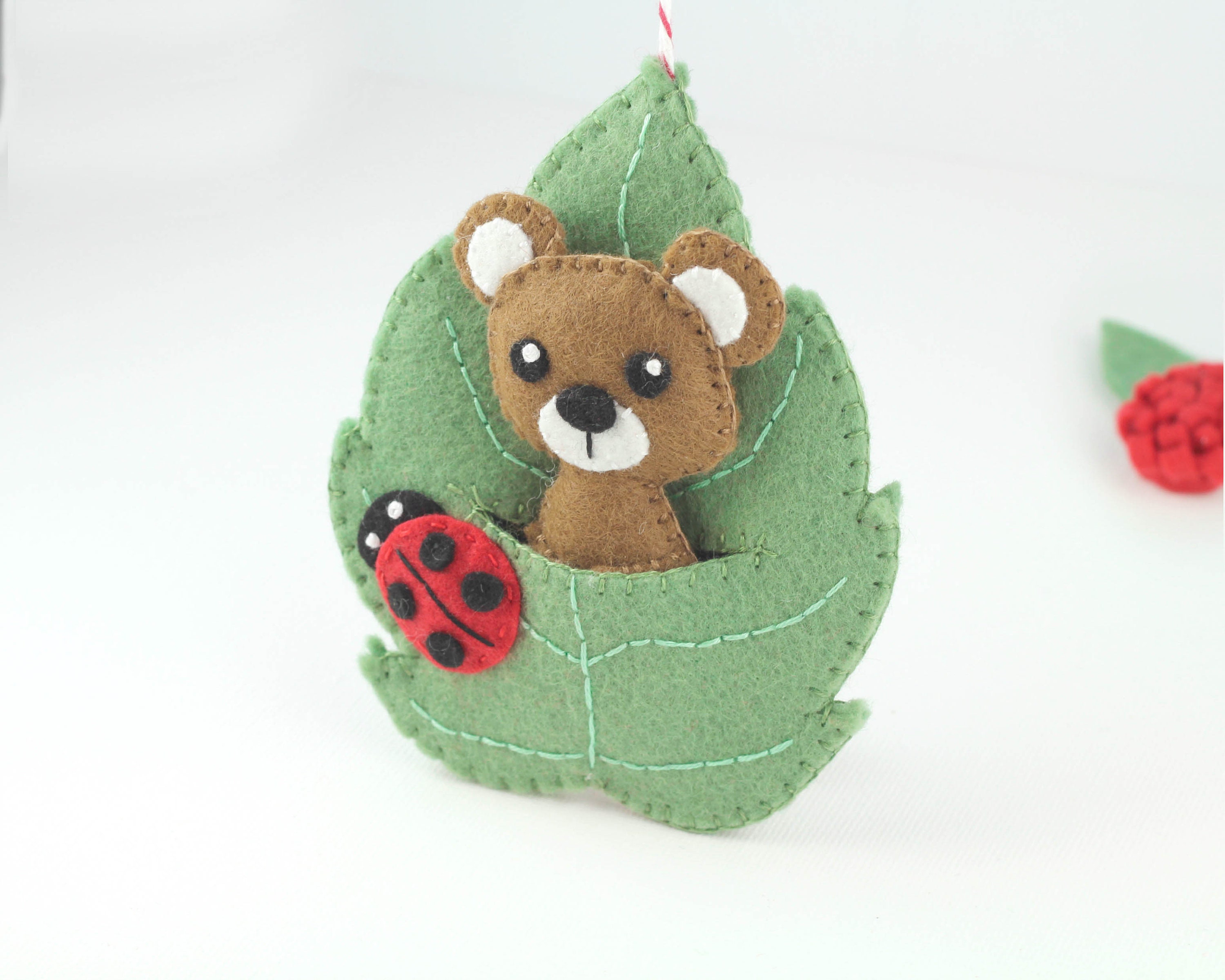 Felt Bear Pattern DIY Bear Lovers Gift Felt Bear Pattern - Etsy