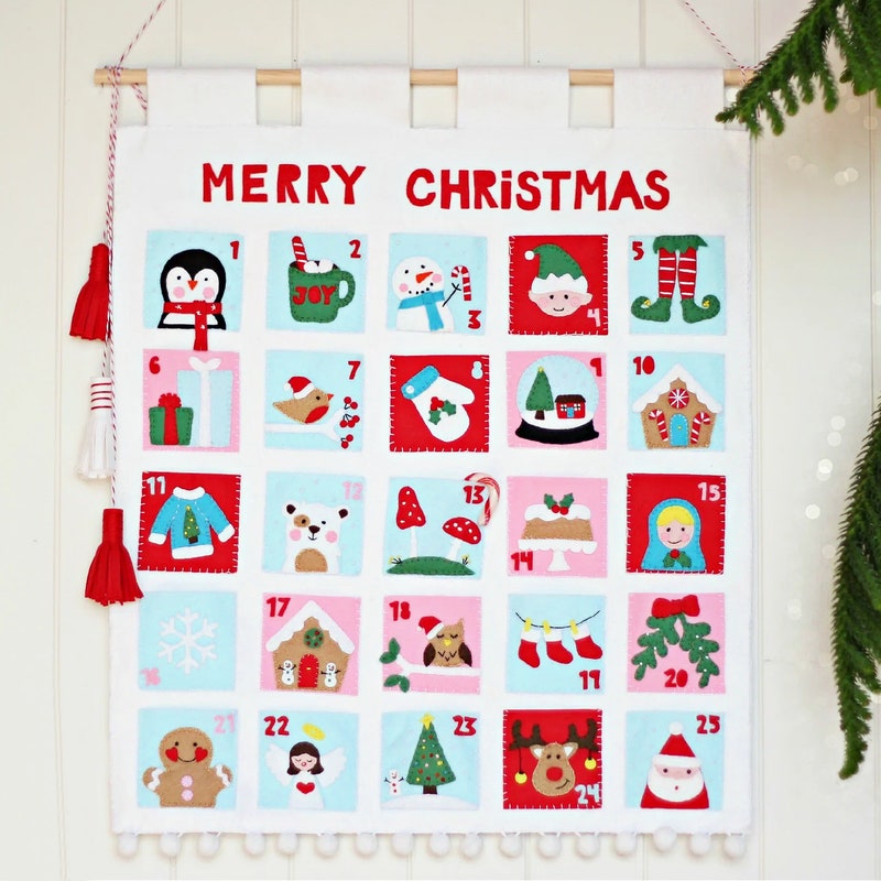 Felt Advent Calendar - Etsy