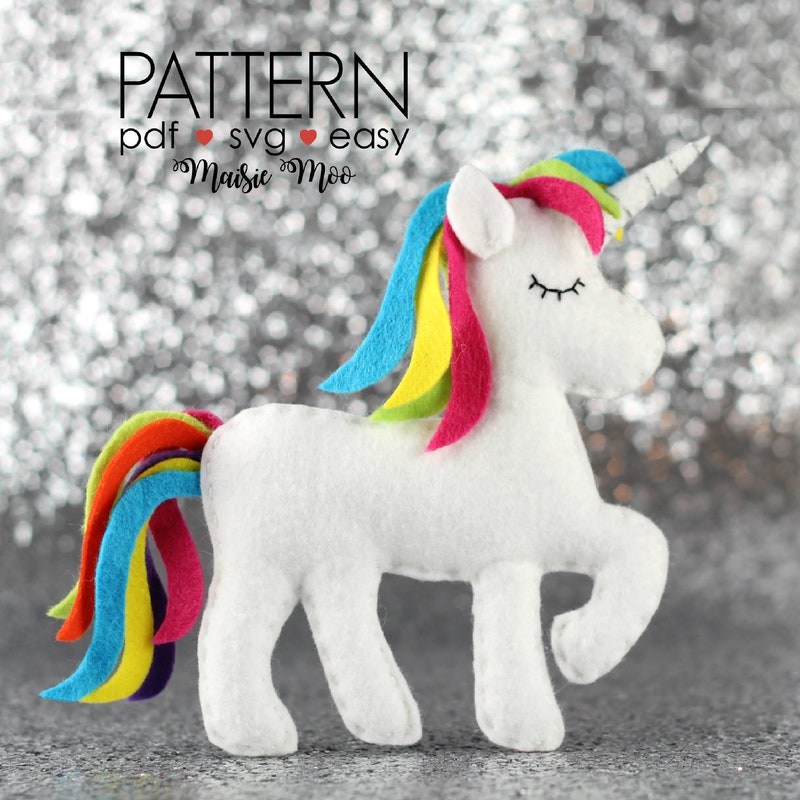 Felted Ornaments Unicorn - Etsy