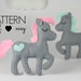 Felt Horse Pattern Horse Sewing Pattern Horse (Download Now) - Etsy