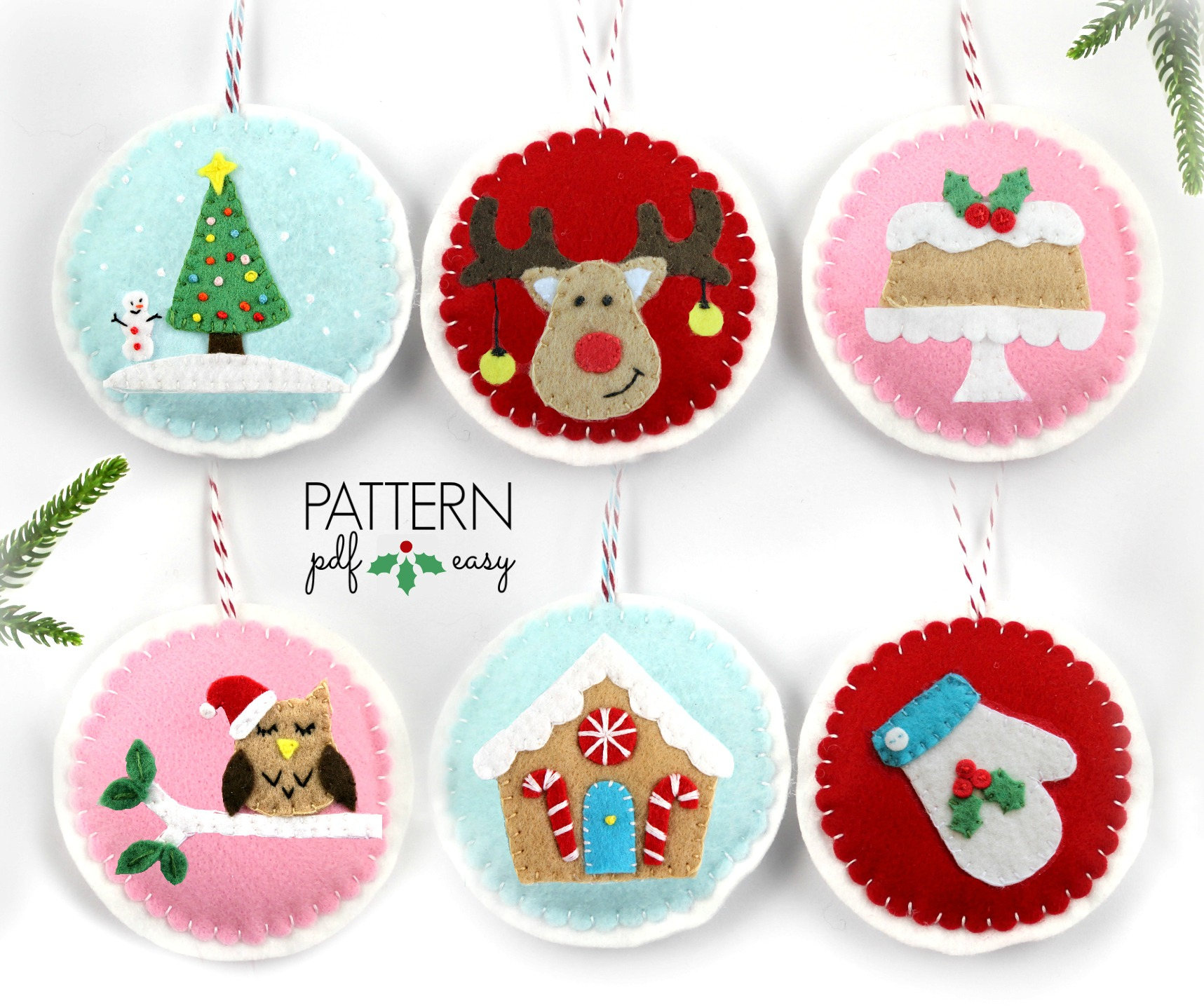 Felt Christmas Ornament Pattern