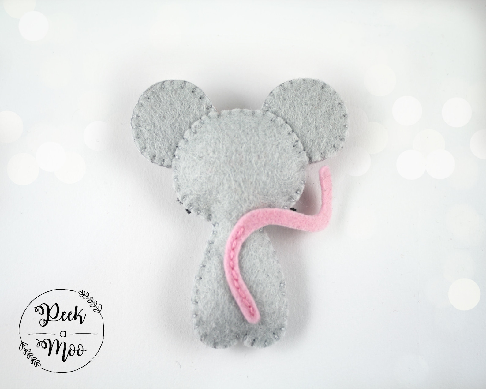 Felt Mouse Pattern Mouse Finger Puppet Mouse Ornament - Etsy UK