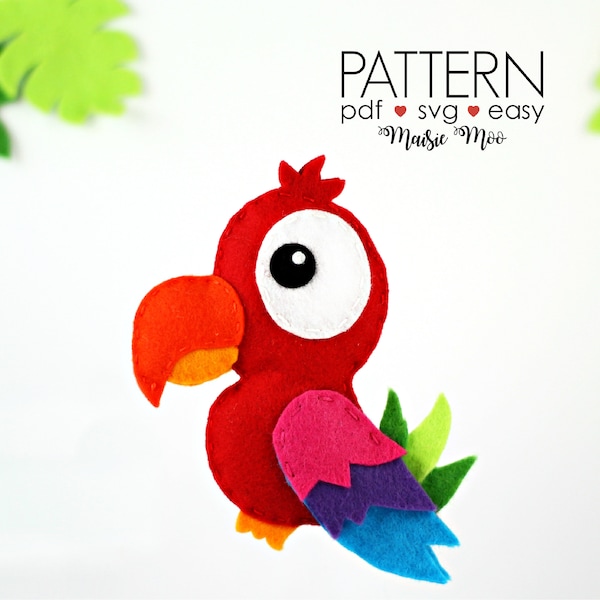 Parrot Pattern - Etsy