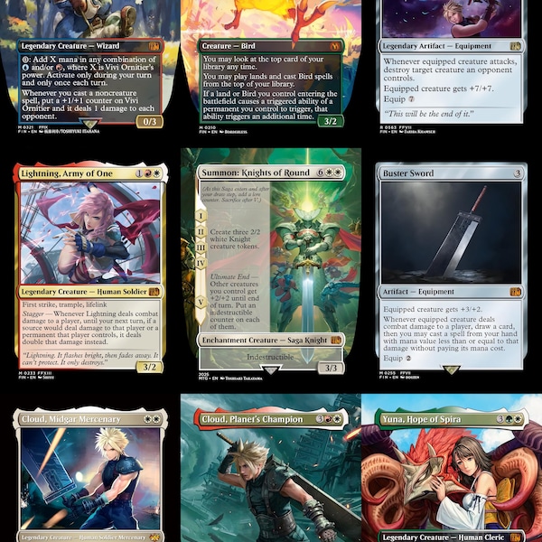 Mtg Final Fantasy Deck Box - Etsy