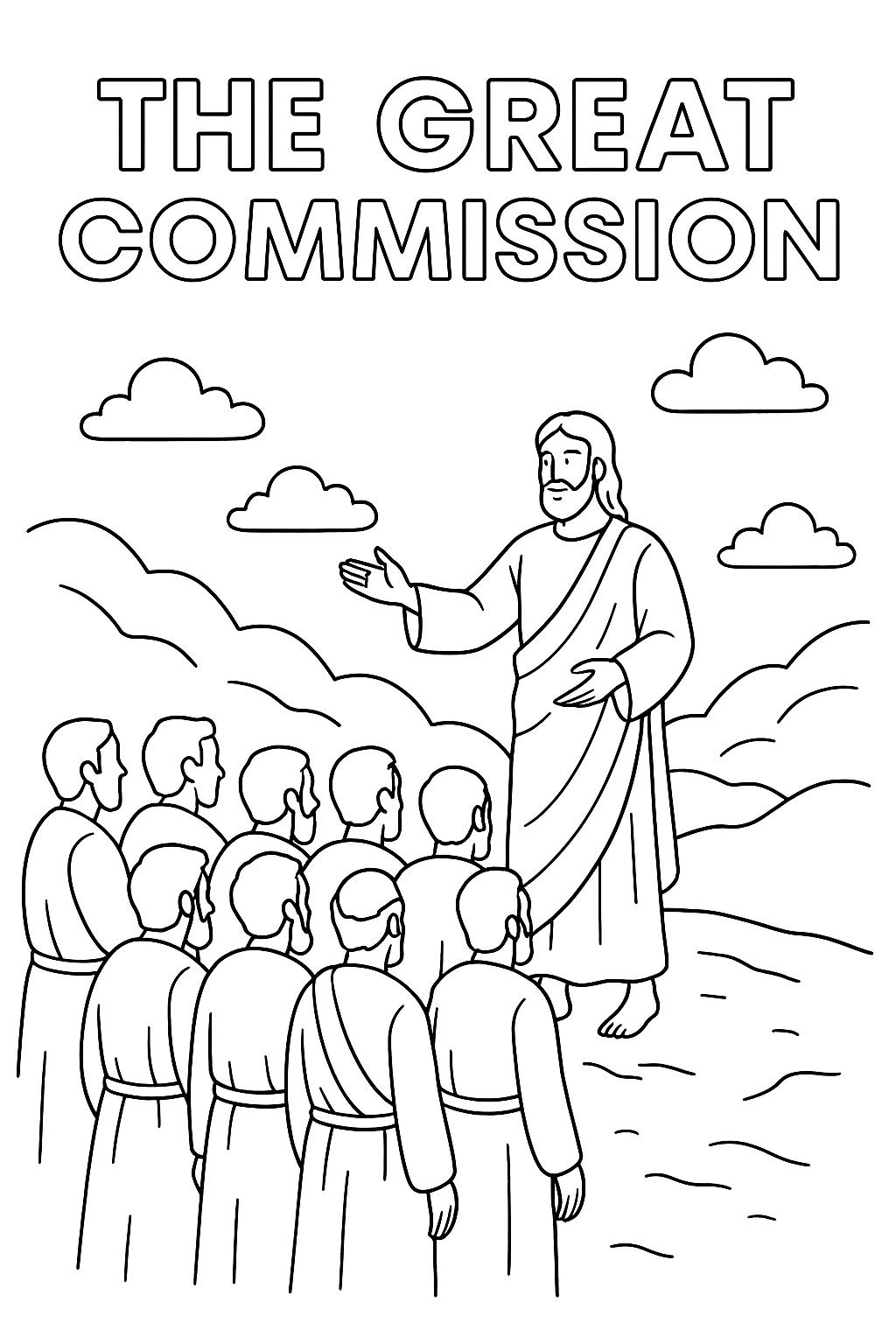 Illustration of the Holy Week Colouring Book - Etsy