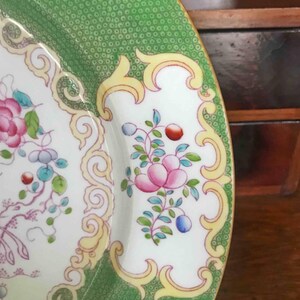 COCKATRICE GREEN by Minton Dinner Plate, Antique Minton Globe Back ...