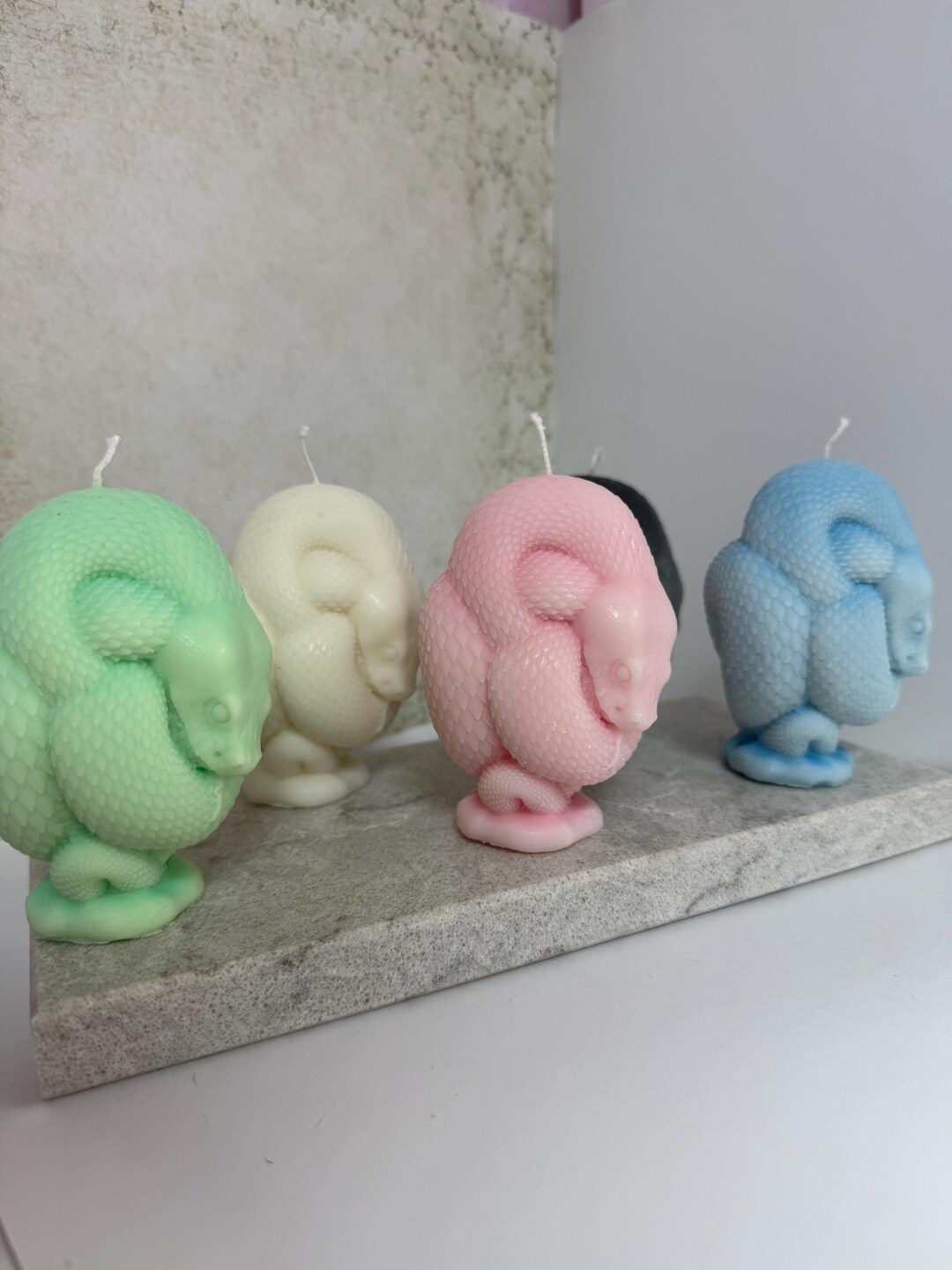 Scented Snake Candle, Snake Print - Etsy
