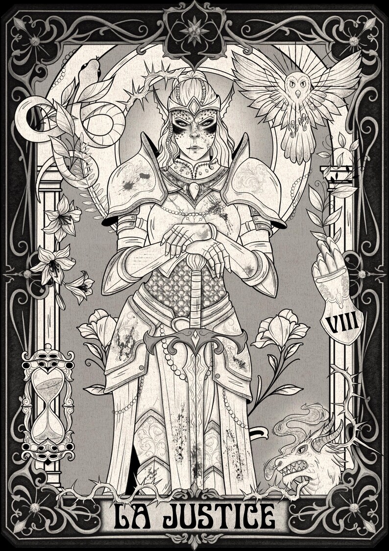 Baldur’s Gate 3 Tarot of Faerûn Digital Version | 22 Coloring Pages PDF ...