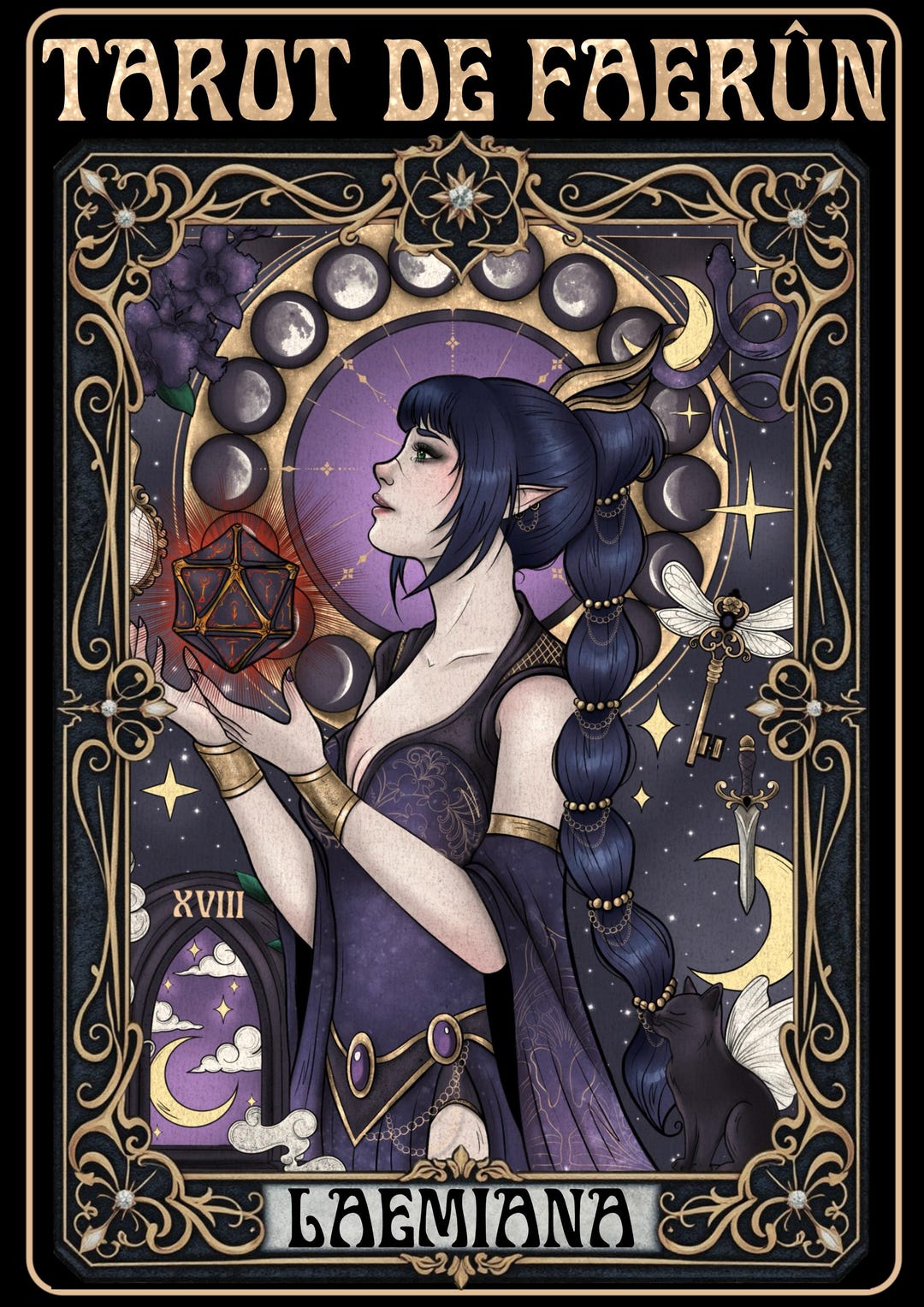 Baldur’s Gate 3 Tarot of Faerûn Digital Version | 22 Coloring Pages PDF ...