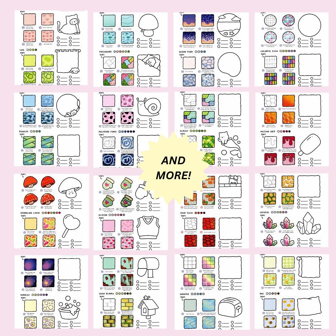 How to Draw Patterns Coloring Pages Cozy Coloring Books Digital ...