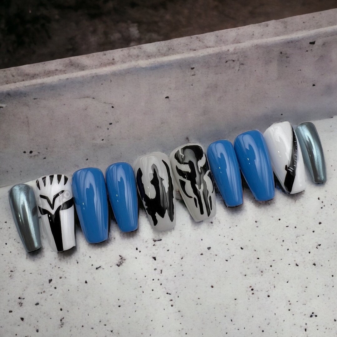 Press on Nails Bo Katan - Etsy