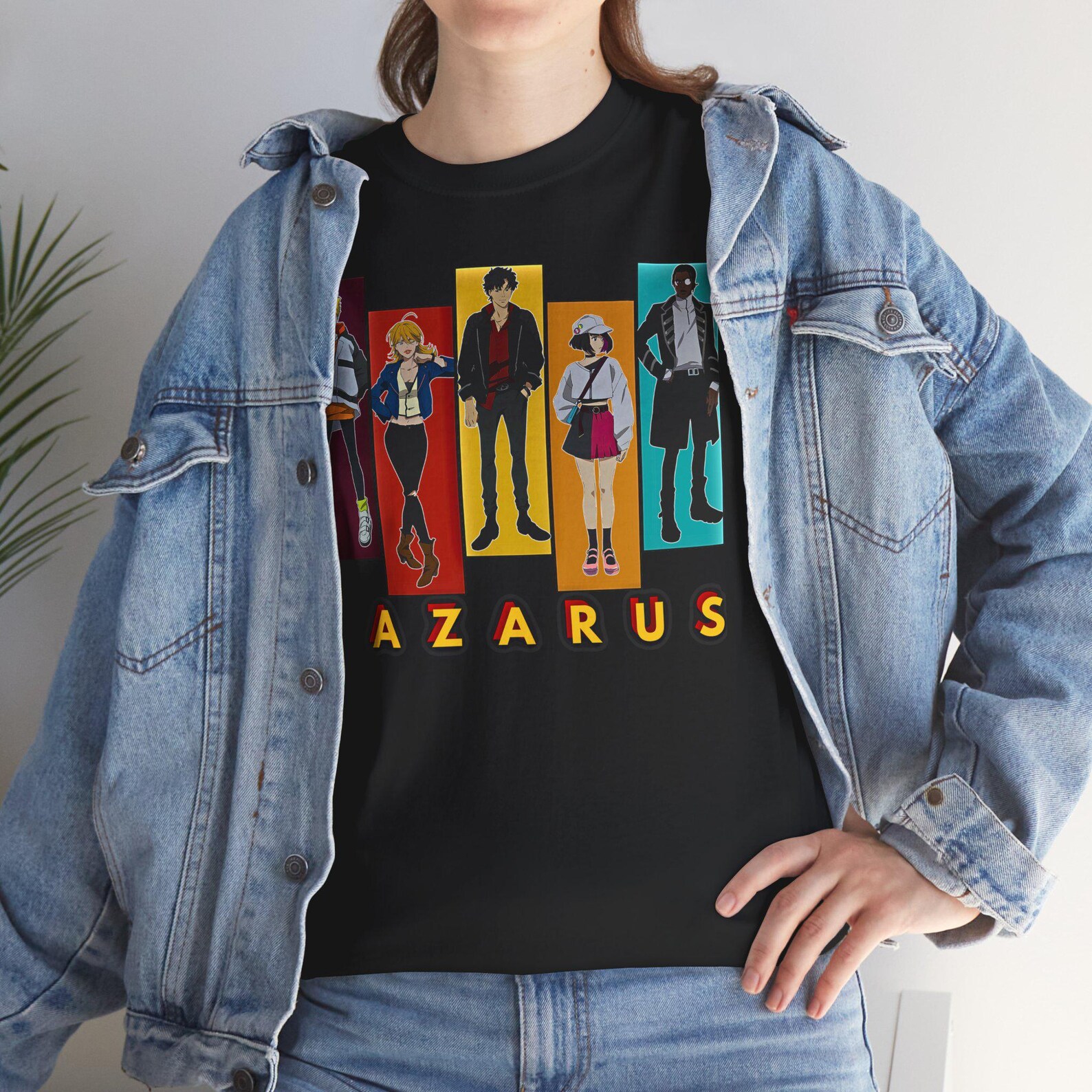 Lazarus Anime Characters Shirt | Retro Anime Style Tee | Axel, Oreina ...